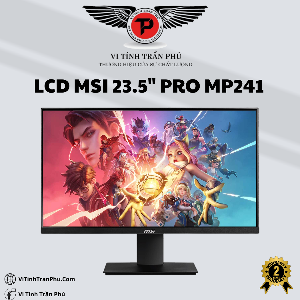 Màn Hình MSI PRO MP241 Full HD IPS 24inch - New Full Box