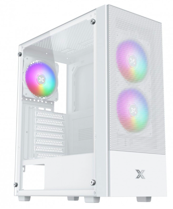 Vỏ Case Xigmatek Hero II Air 3F Trắng | Kèm 3 Fan RGB